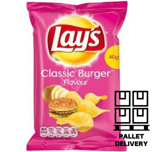 Sweet & Glory - Lays Classic Burger 175g - Case