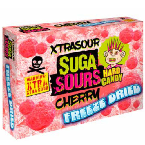 Sweet & Glory - Suga Sours Xtra Cherry Freeze Dried 40g - Case