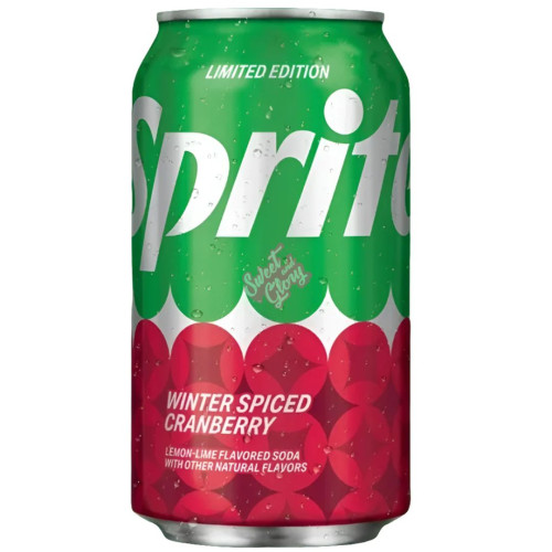 Sweet & Glory - Sprite Winter Spiced Cranberry 355ml - Case