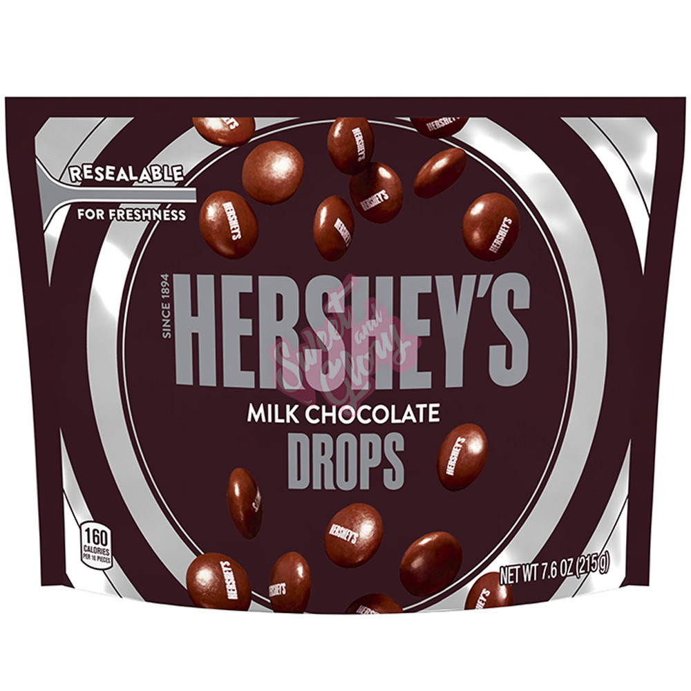 Sweet & Glory - Hershey's Milk Chocolate Drops 215g - Case Sweet & Glory - Hershey's Milk Chocolate Drops 215g - Case