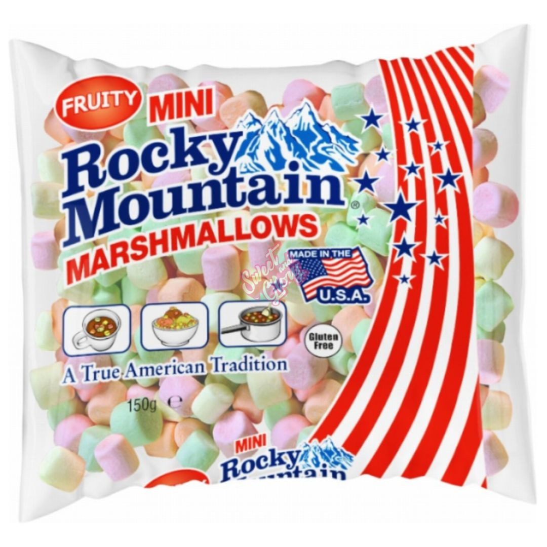 Sweet & Glory - Rocky Mountain Fruity Mini Marshmallows 150g - Case