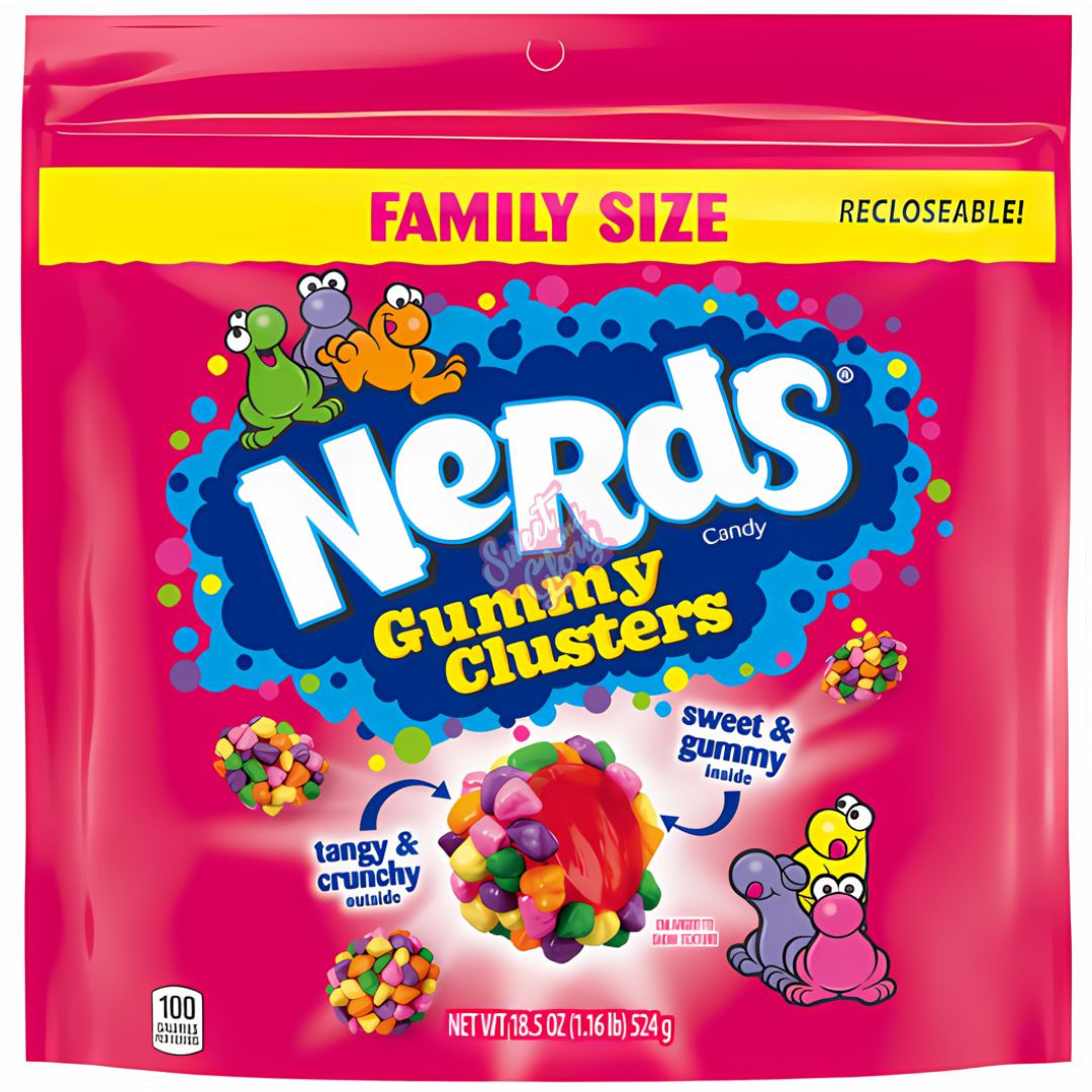 Sweet and Glory - Nerds Gummy Clusters 524g - Case